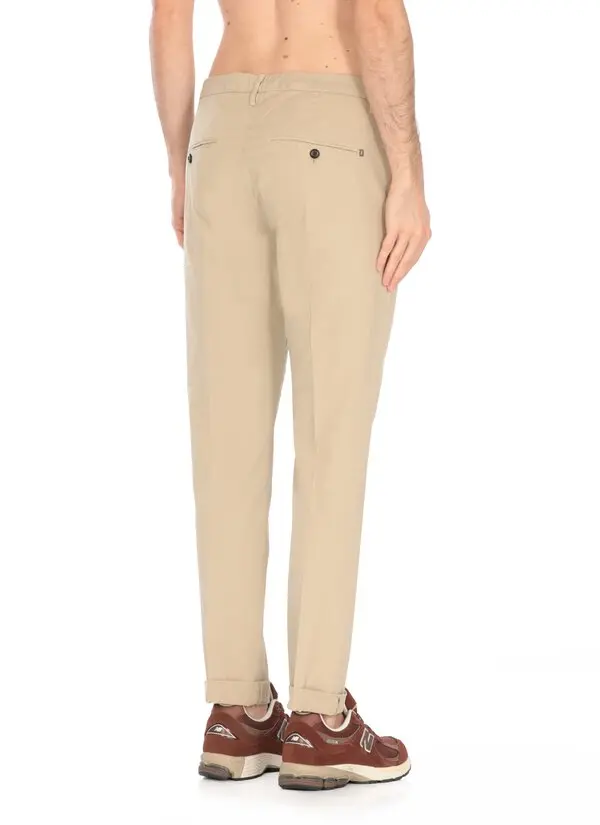 DONDUP Slim Fit Pants - Beige