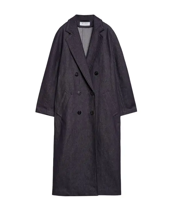 Max Mara Denim Logo Coat