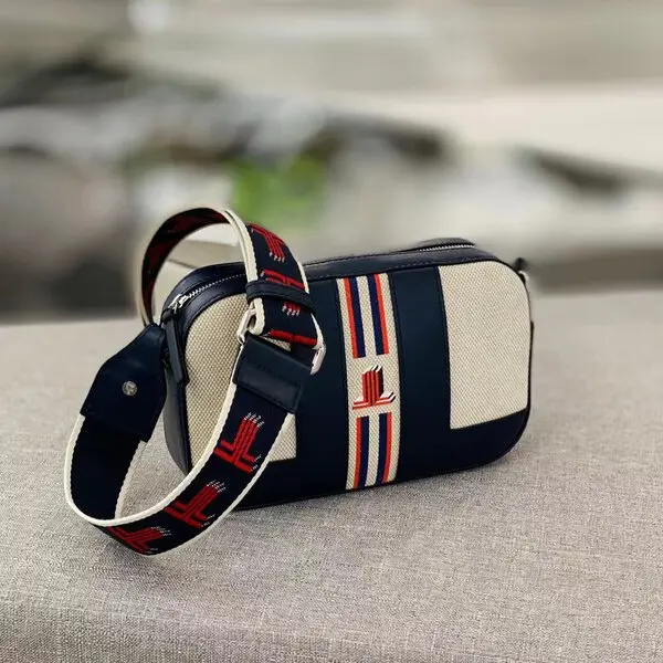 LANVIN Striped Logo Camera Bag