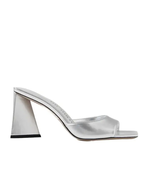 Attico Devon High-heeled Sandals - Silver
