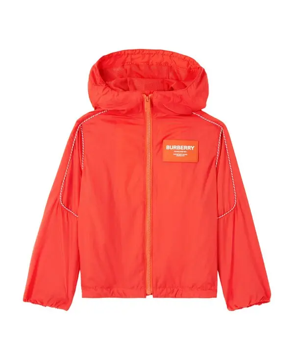 Burberry Horseferry Appliqué Hooded Jacket