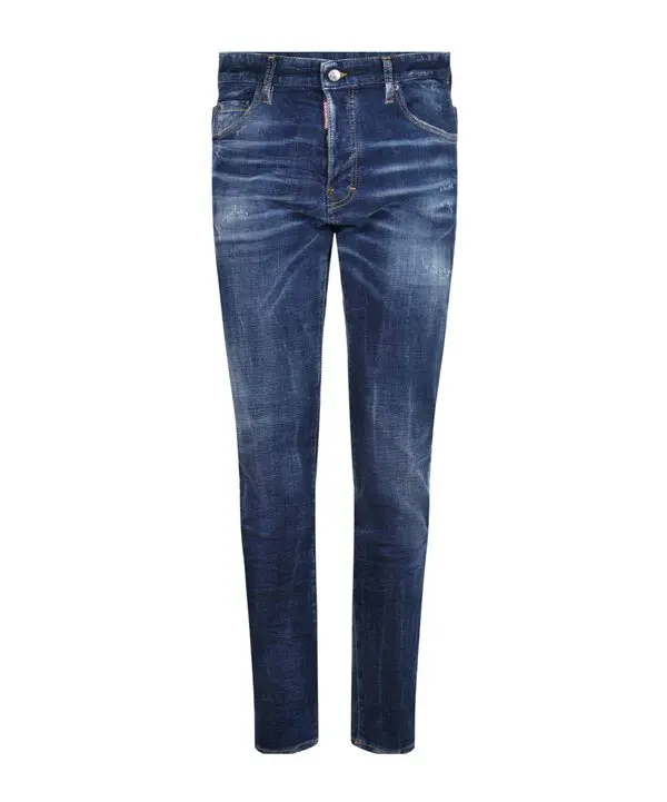 Dsquared2 Straight-leg Distressed Jeans - Blue