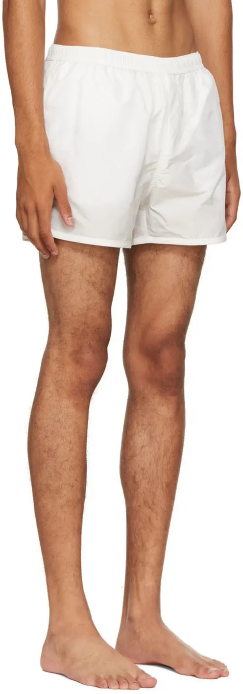 AMI Paris De Cœur Swim Shorts - White