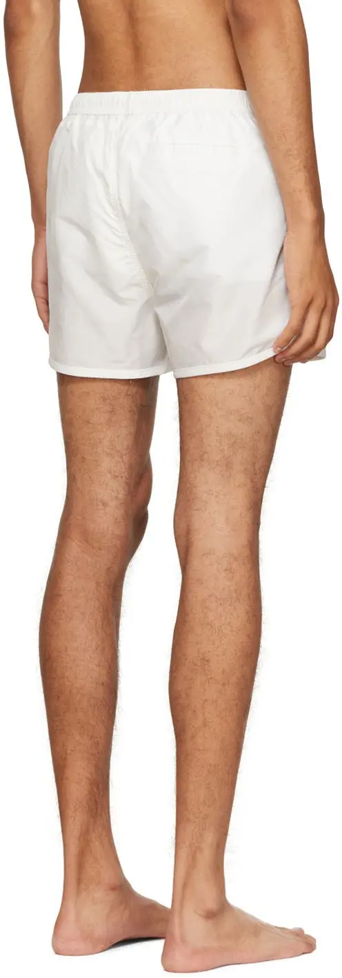 AMI Paris De Cœur Swim Shorts - White