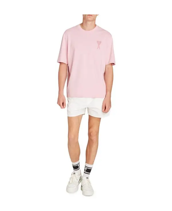 AMI Paris De Cœur Swim Shorts - White