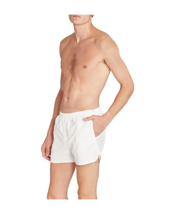 AMI Paris De Cœur Swim Shorts - White