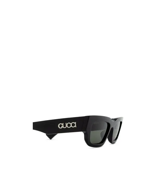 Gucci Rectangular Frame Sunglasses - Black