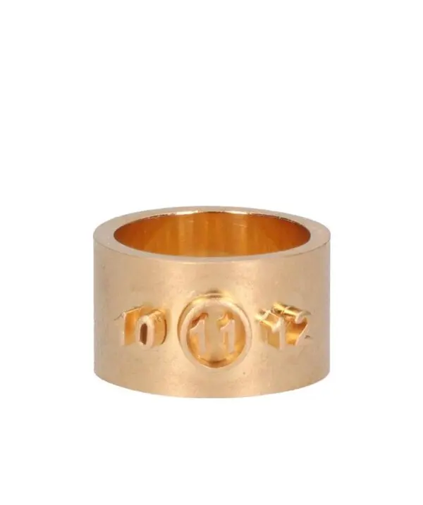 MAISON MARGIELA Signature Number Chunky Ring - Yellow