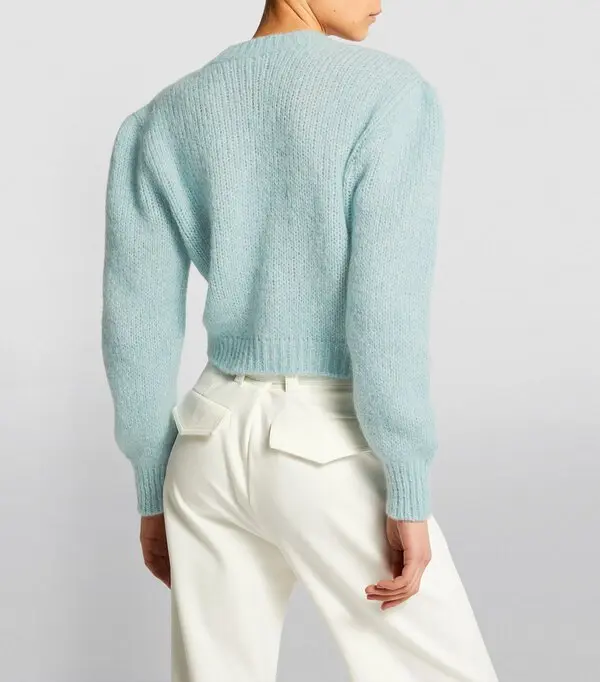 Alessandra Rich Embroidered V-neck Cardigan