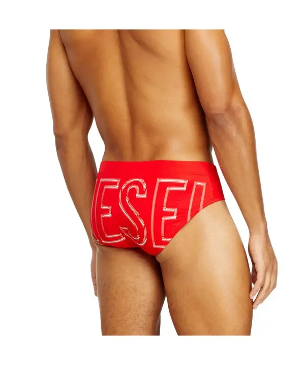 DIESEL® Embossed Logo Swim Briefs