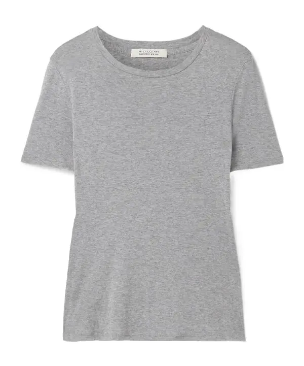 NILI LOTAN Elin T-shirt - Light Gray