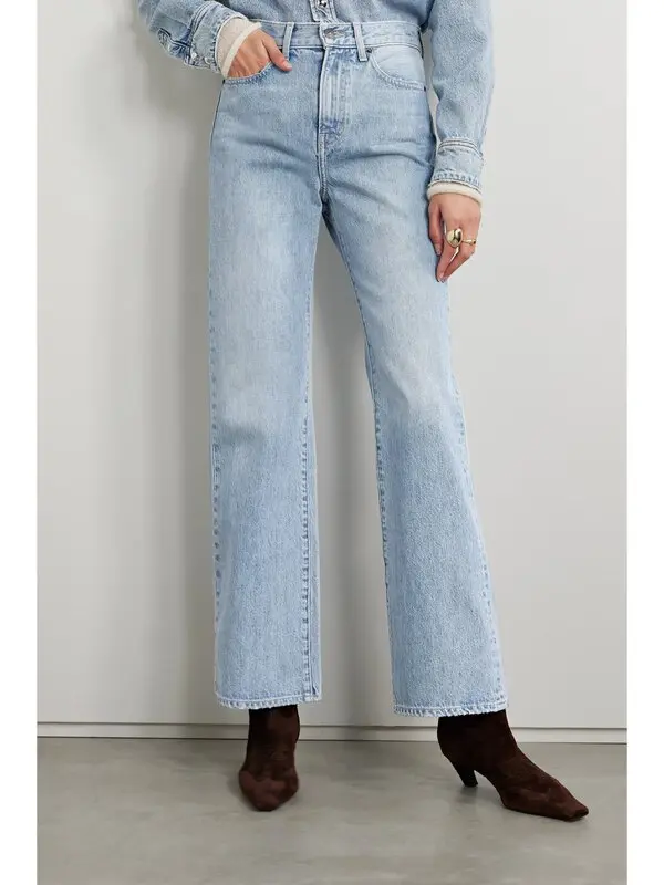 Veronica Beard High-waisted Wide-leg Jeans