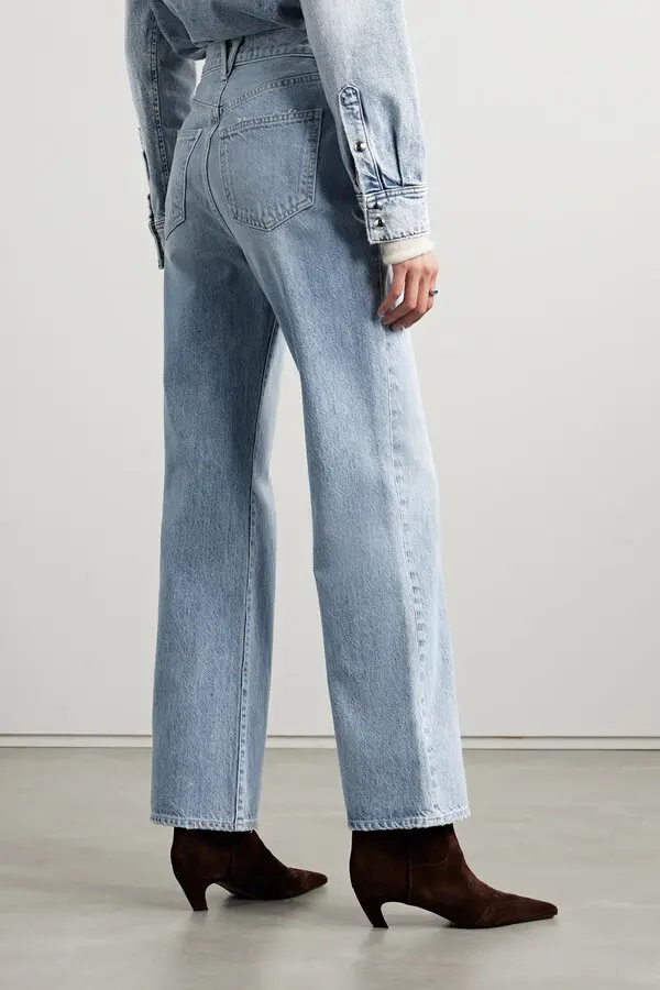 Veronica Beard High-waisted Wide-leg Jeans