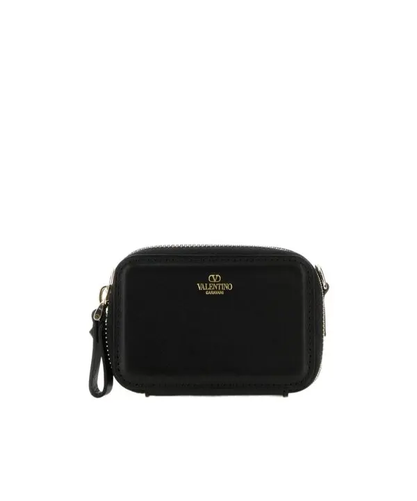 Valentino Garavani Compact Zip-around Wallet - Black