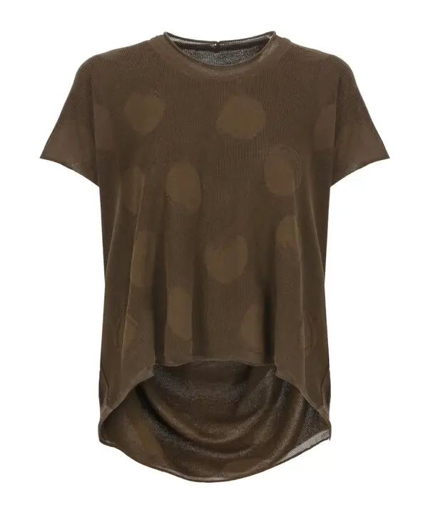 UMA WANG Short Sleeve T-shirt - Brown
