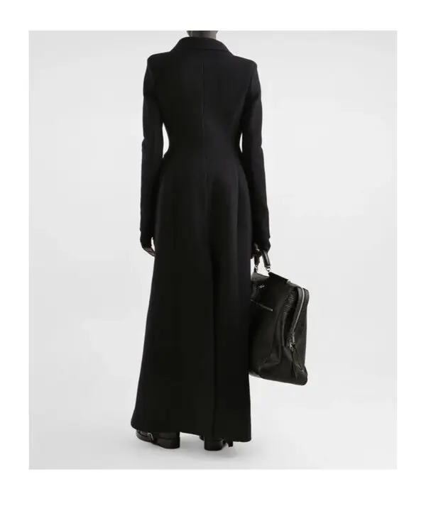 Dolce & Gabbana Double-breasted Long Coat - Black