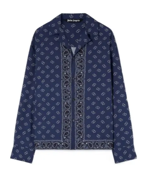 Palm Angels Paisley-printed Buttoned Shirt