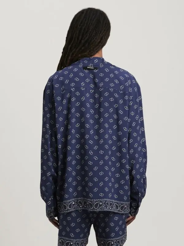 Palm Angels Paisley-printed Buttoned Shirt