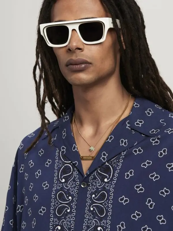 Palm Angels Paisley-printed Buttoned Shirt