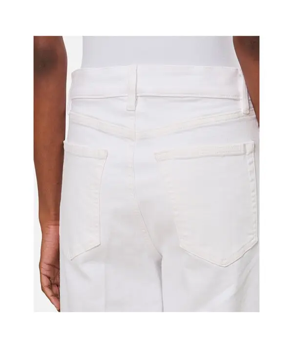 FRAME Le Slim Palazzo Trousers - White