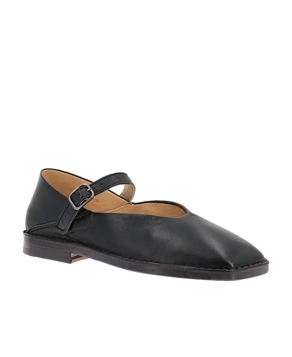 LEMAIRE Buckled Square Toe Loafers