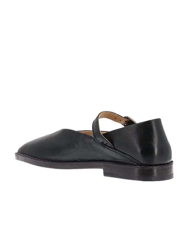 LEMAIRE Buckled Square Toe Loafers