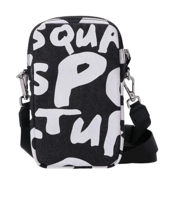 Dsquared2 Pop 80's Logo-print Neck Pouch - Black