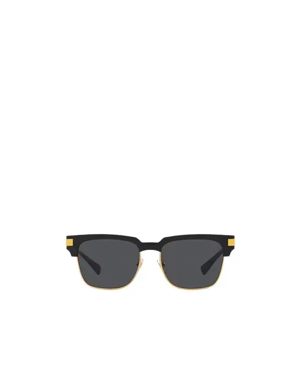 Versace Rectangle Frame Sunglasses - Black