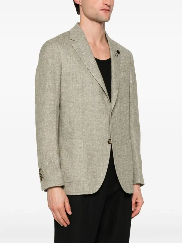 LARDINI Special Single-breasted Tailored Blazer