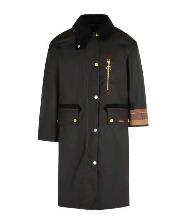 Barbour Evette Waxed Cotton Parka