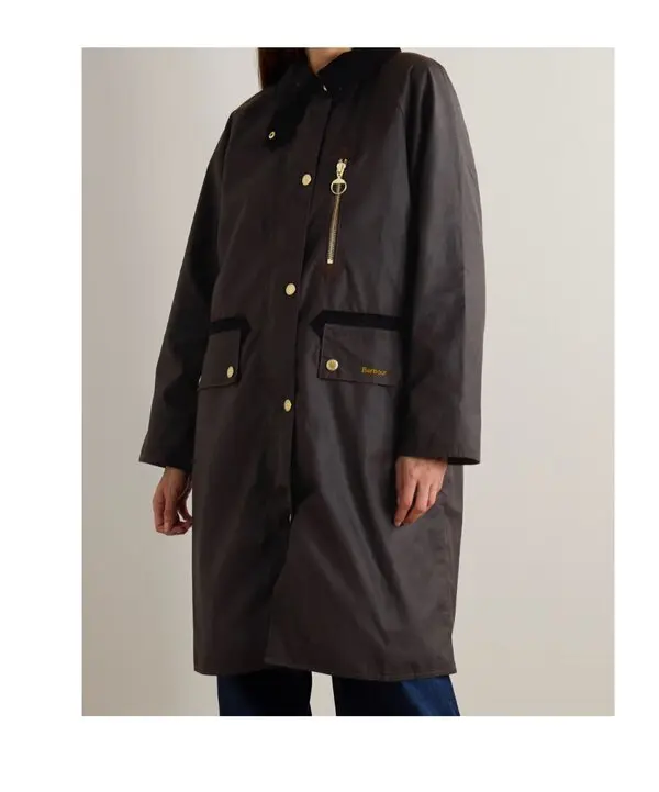 Barbour Evette Waxed Cotton Parka