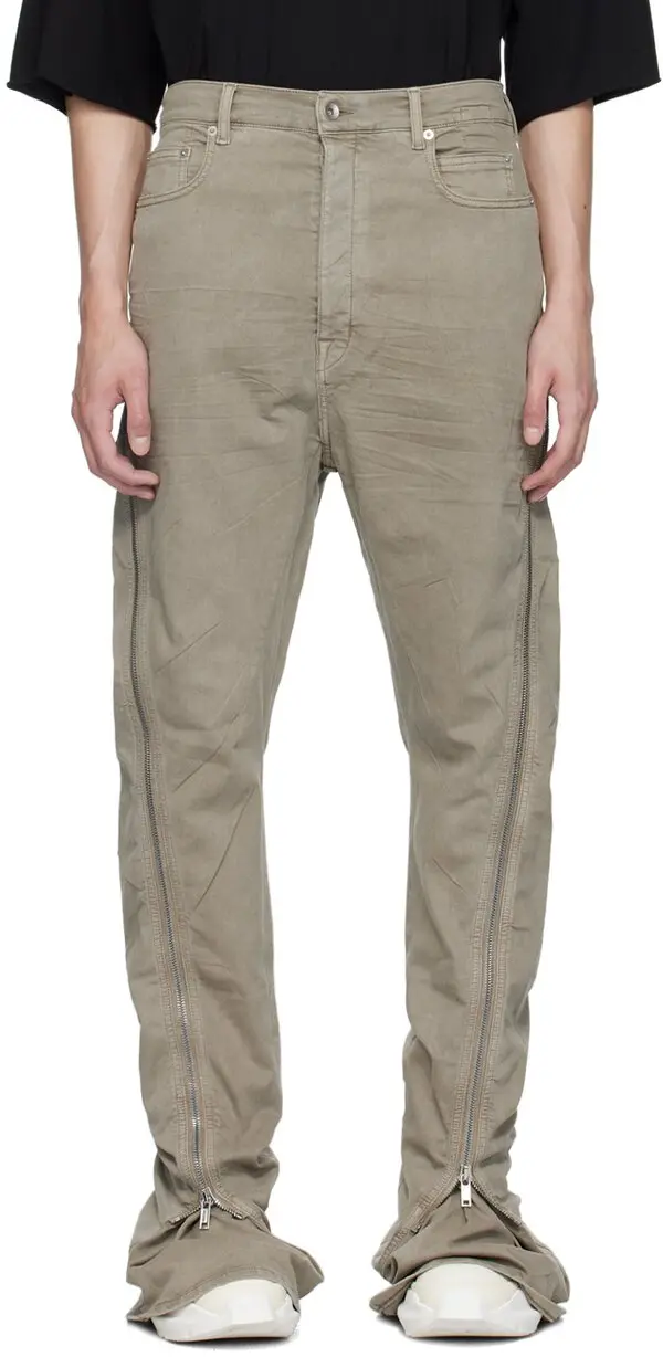Rick Owens High-waist Denim Jeans - Black