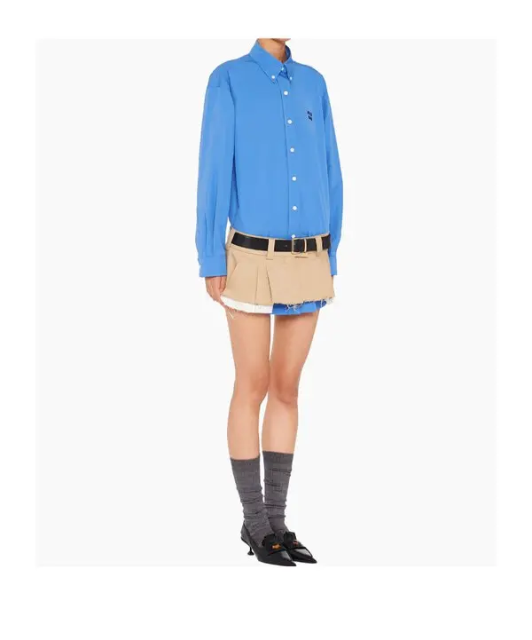 Miu Miu Oversized Poplin Shirt