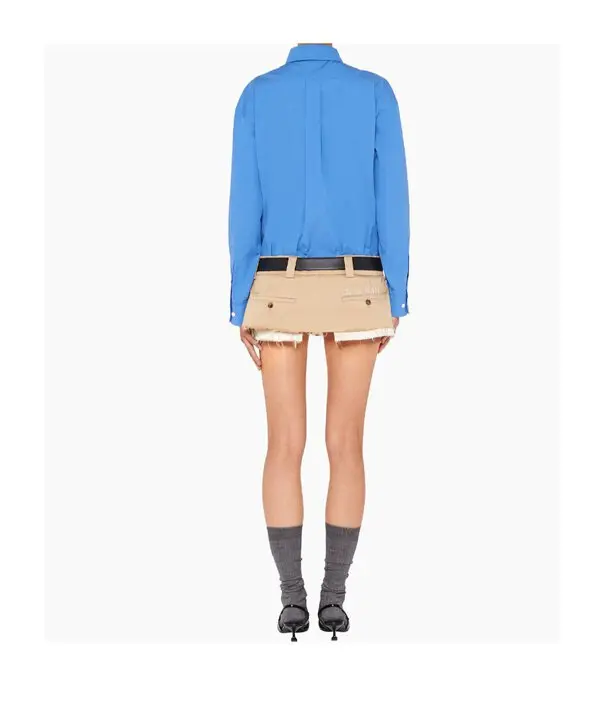 Miu Miu Oversized Poplin Shirt