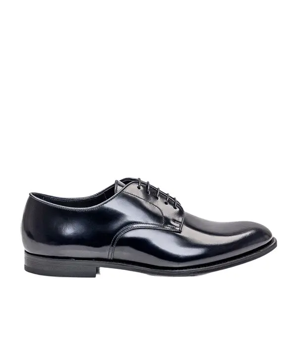 DOUCAL'S Round-toe Lace-up Oxford Shoes - Black