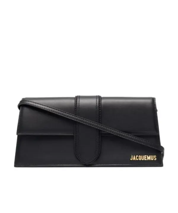 Jacquemus Logo Flip Shoulder Bag - Black