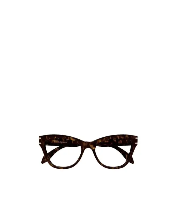 Alexander McQueen Cat Eye Eyeglasses - Black