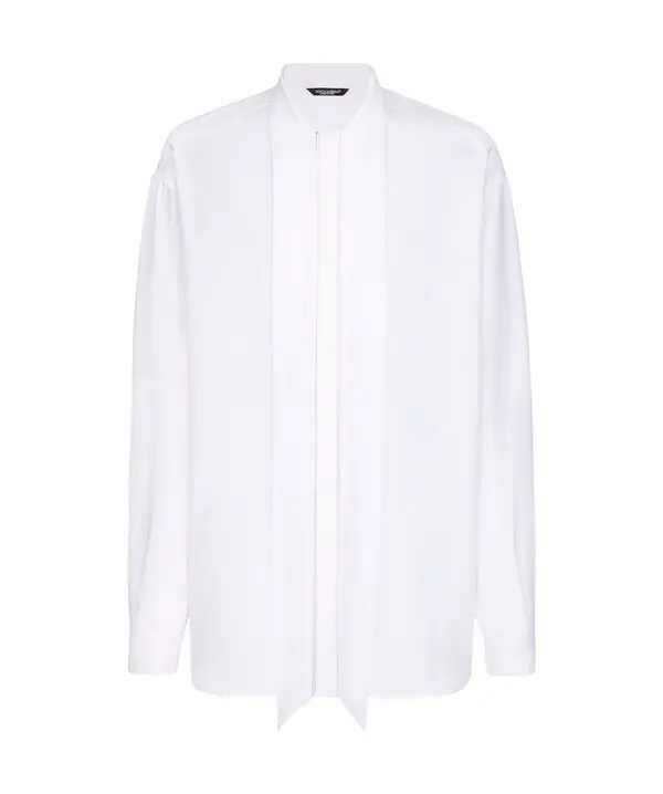 Dolce & Gabbana Dolce Gabbana Scarf Detailed Shirt