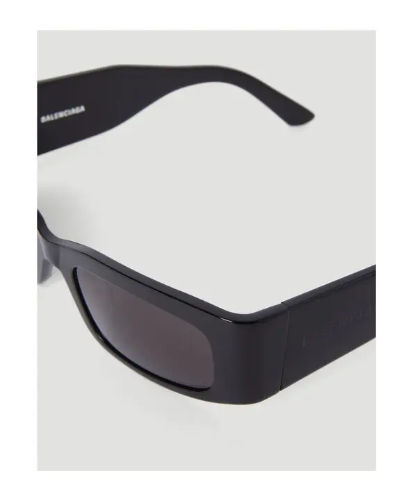 Balenciaga Rectangle Frame Sunglasses - Gray