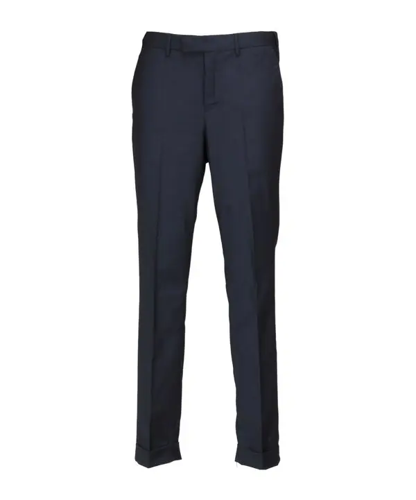 PT TORINO Tailored Straight-leg Trousers With Belt Rings