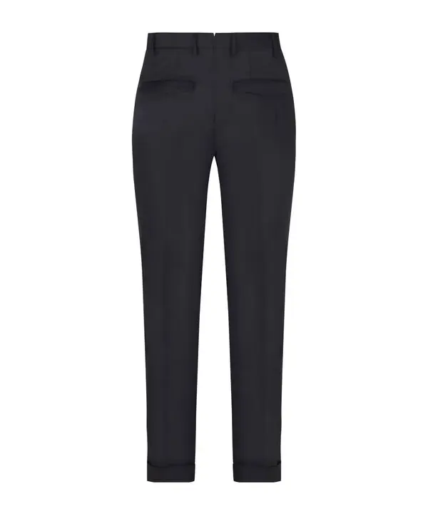 PT TORINO Tailored Straight-leg Trousers With Belt Rings