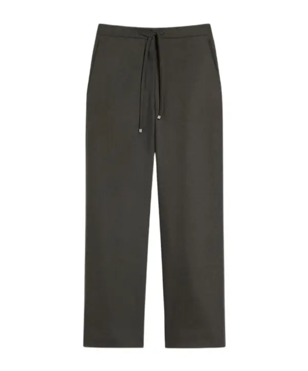 Max Mara Wool Joggers - Dark Green