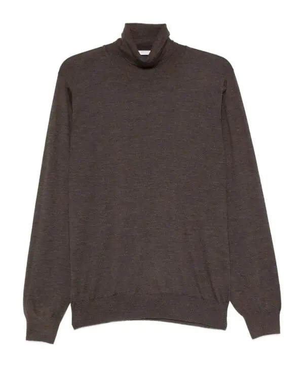 Brunello Cucinelli Roll Neck Sweater - Brown