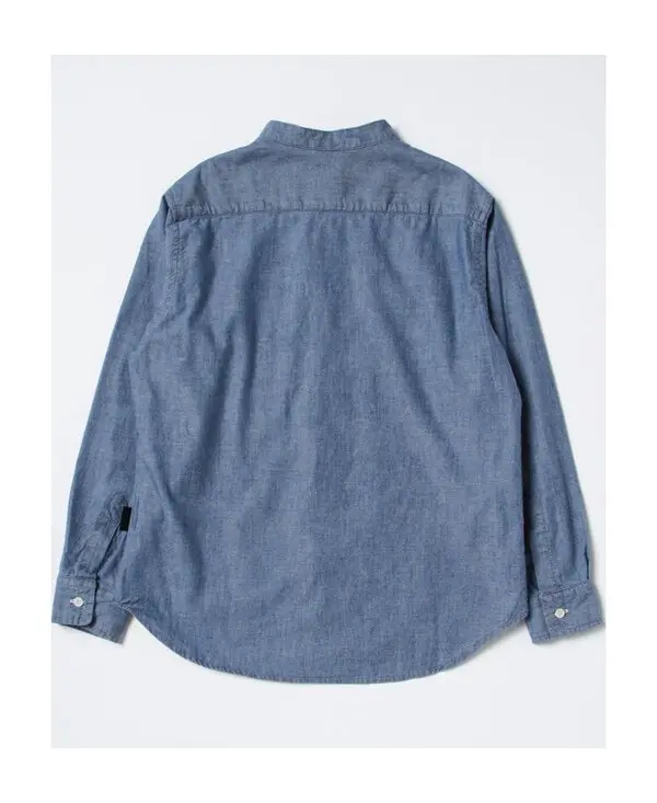 Aspesi Band Collar Long Sleeve Shirt