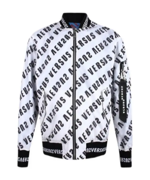 VERSUS Double-sided Logo Bomber Jacket