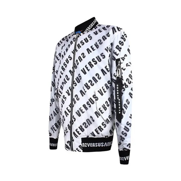 VERSUS Double-sided Logo Bomber Jacket