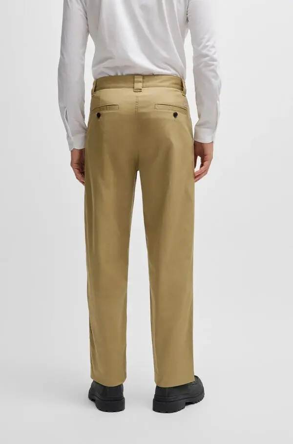 Hugo Boss Belt Loops Slacks - Brown