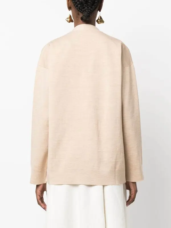 Fendi V-neck Cardigan With Ff Pattern Lining