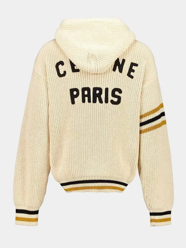 Celine C" Graphic Zip-up Hoodie