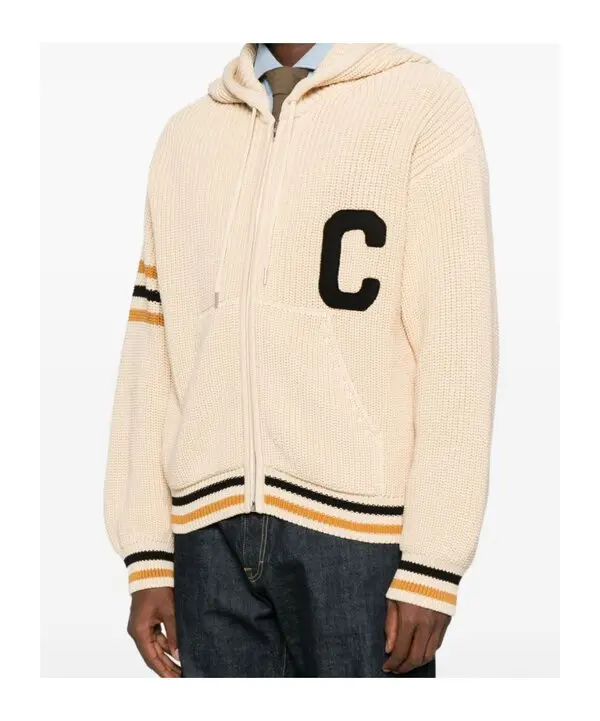 Celine C" Graphic Zip-up Hoodie